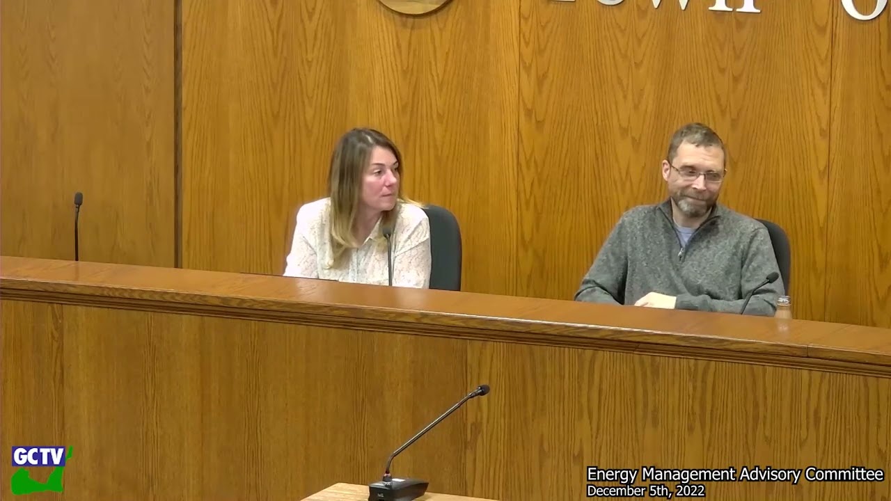Energy Management Advisory Committee, December 5, 2022 - Greenwich ...