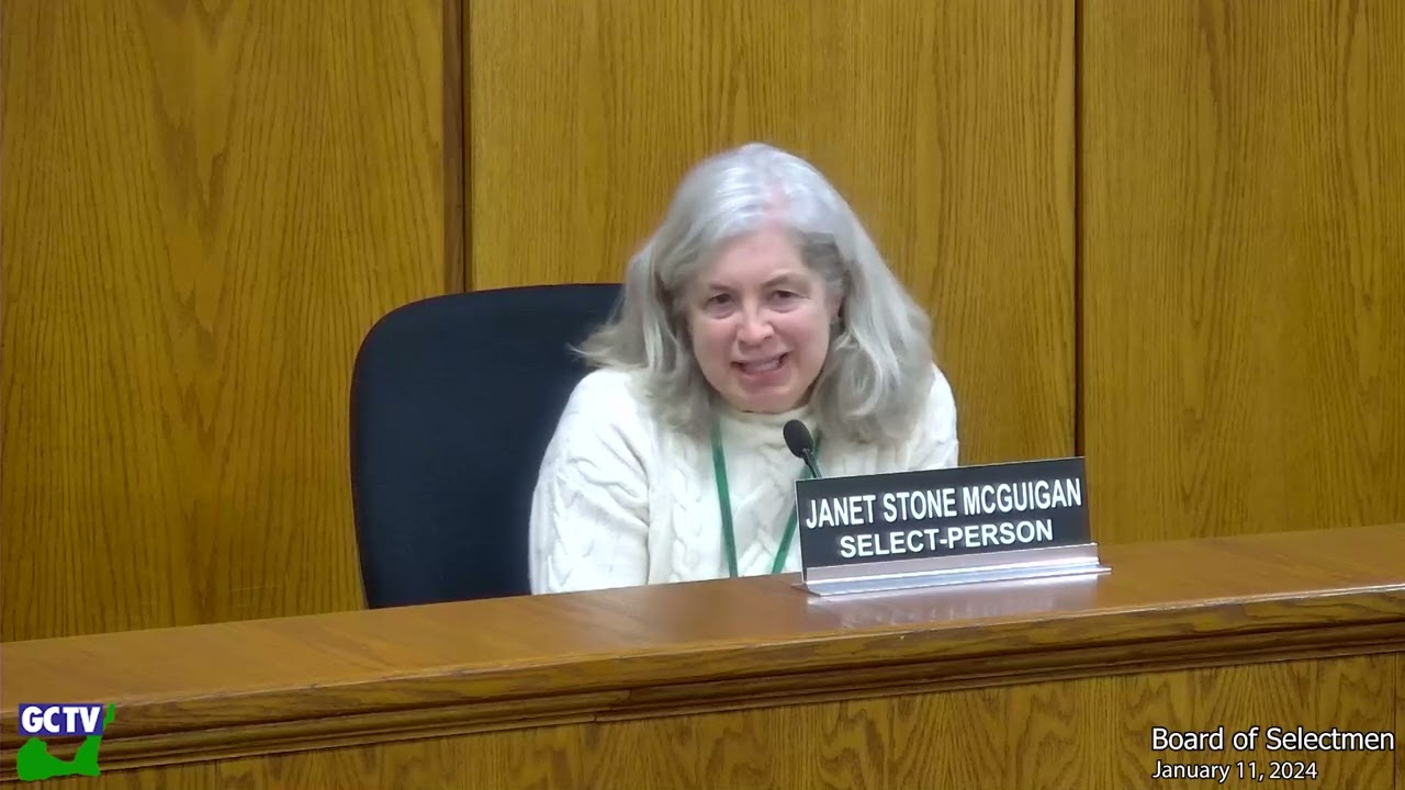 Board Of Selectmen January 11 2024 Greenwich Community Television