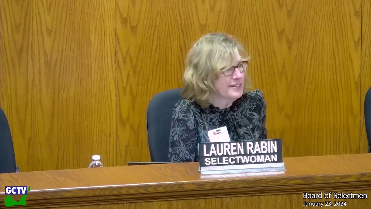 Board Of Selectmen January 25 2024 Greenwich Community Television