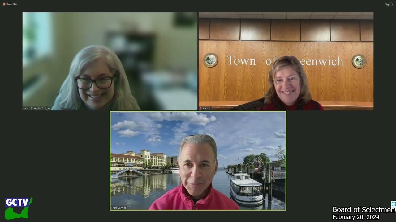 Board Of Selectmen February 20 2024 Greenwich Community Television