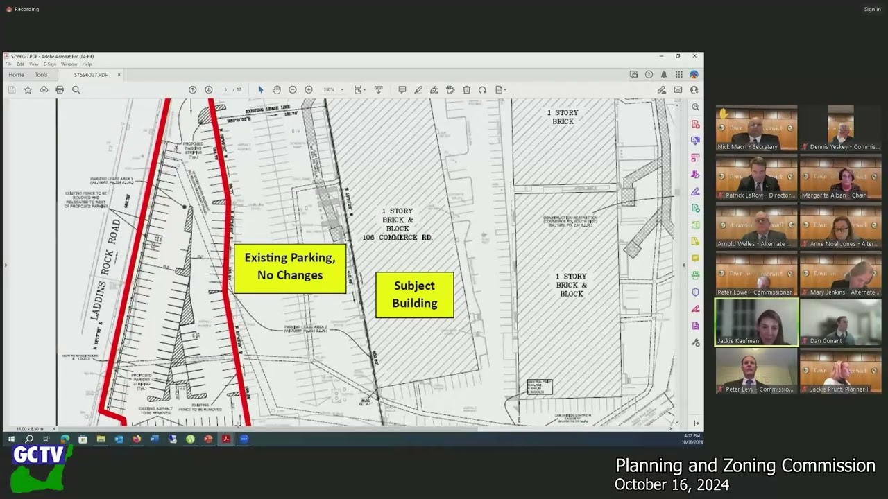 Planning & Zoning Commission, October 16, 2024 - Greenwich Community Television