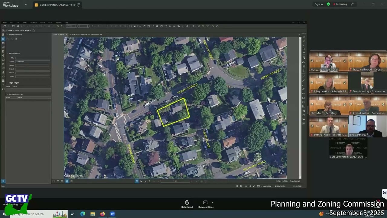 Planning & Zoning Commission, September 3, 2025 - Greenwich Community Television