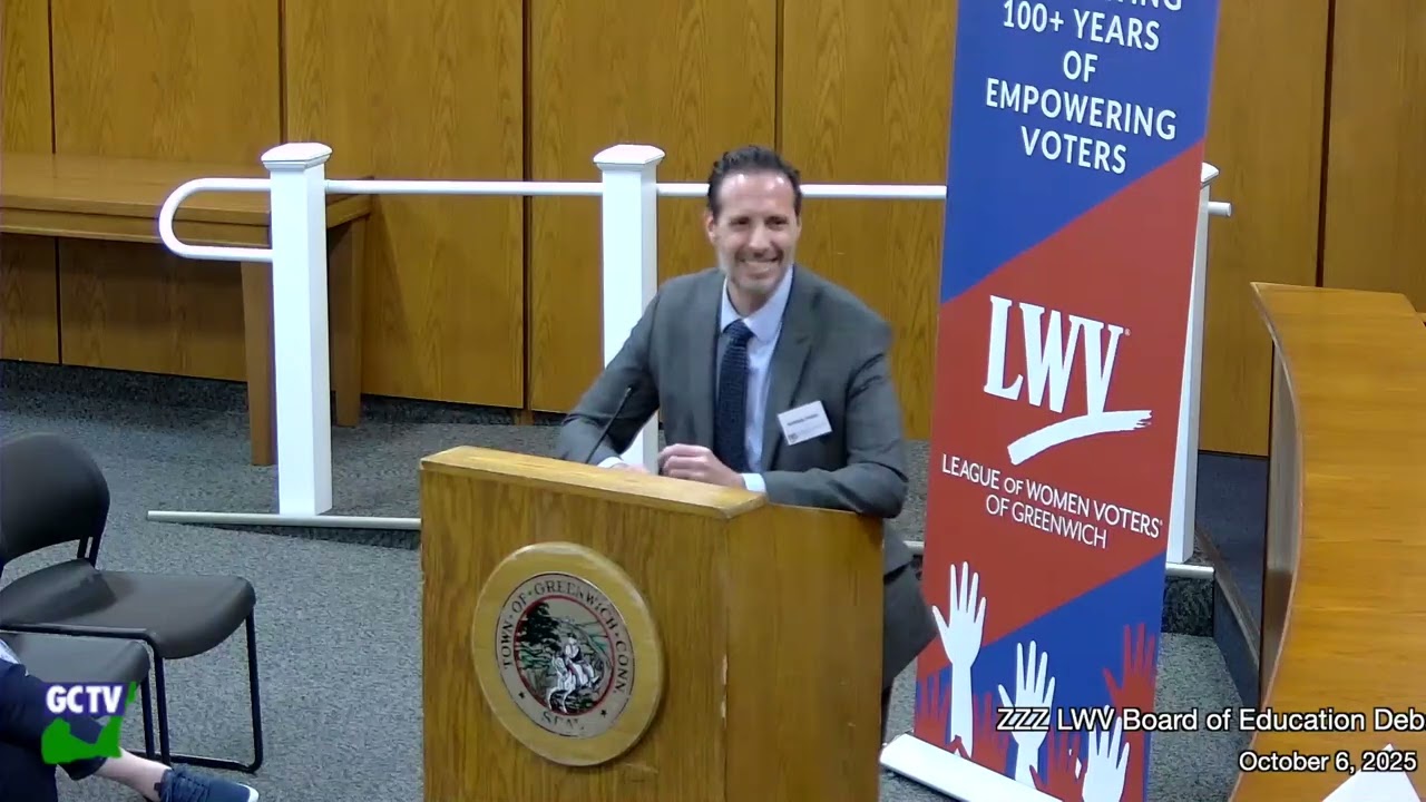 LWV Board of Education Candidate Debate, October 6, 2025 - Greenwich ...